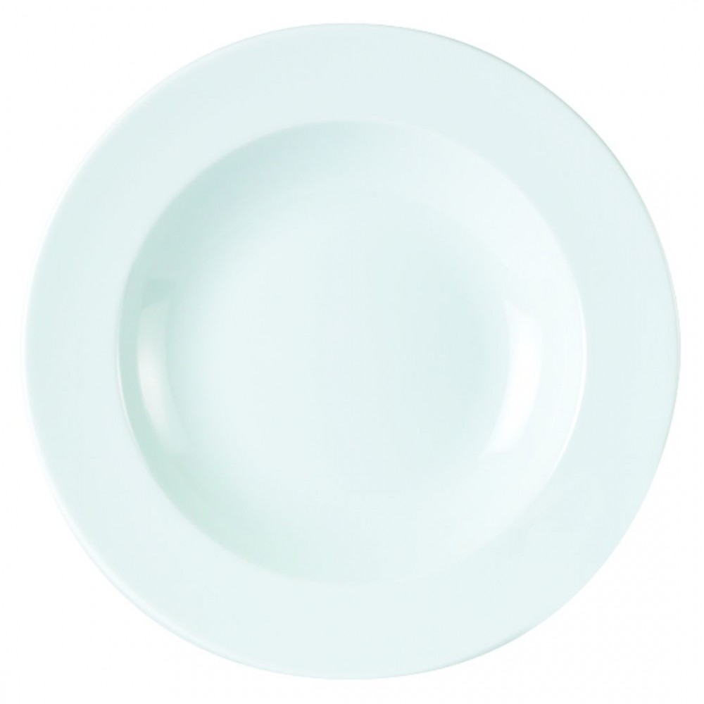 Porcelite Soup & Salad Dishes : White Pasta Plates | Porcelite ...