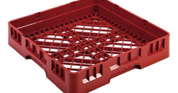 Dishwasher Trays : Base Rack 50x50x10.1 Red