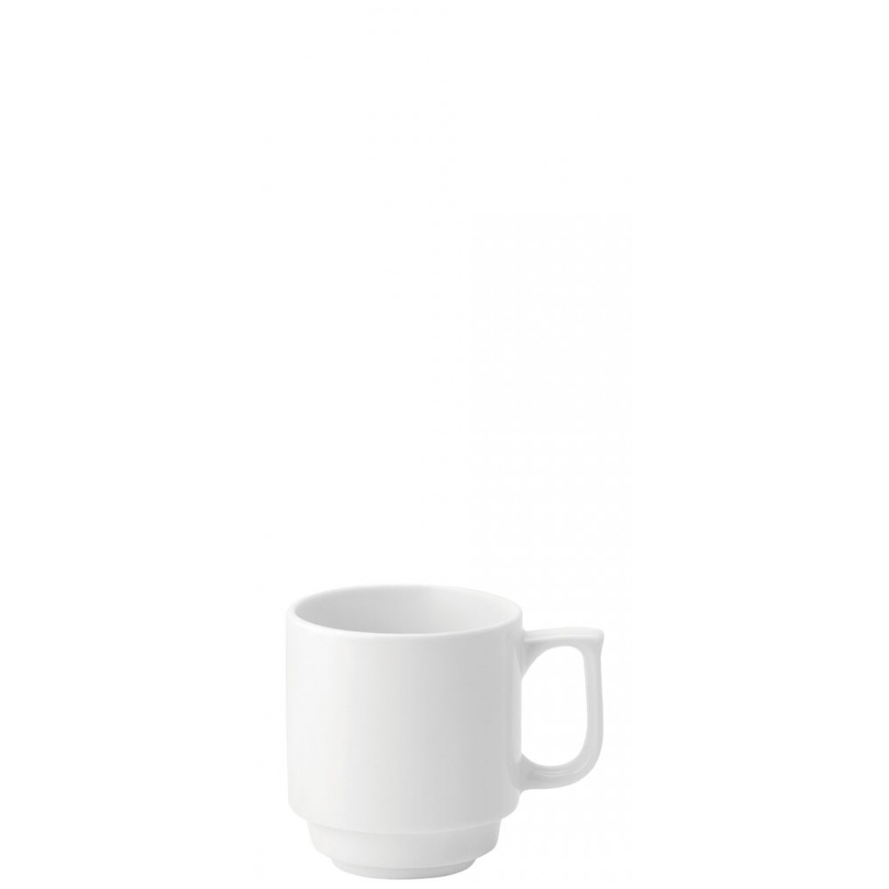Pure White Cups & Saucers : Pure White Stacking Mug | Tableware ...