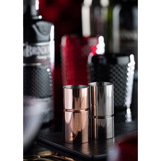 Measures & Jiggers : Copper Straight Sided Jigger 25ml/50ml ...