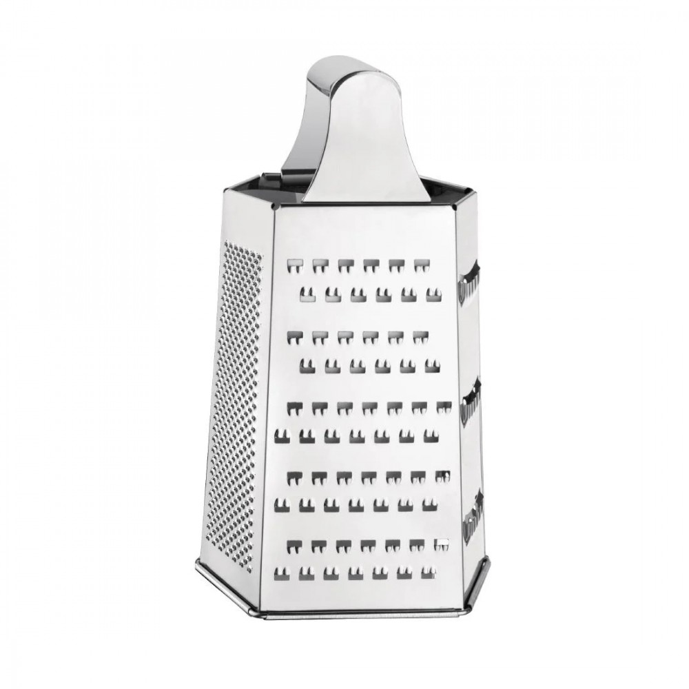Graters : Vogue Box Grater - 6 Way 9'' - Catering Supplies,