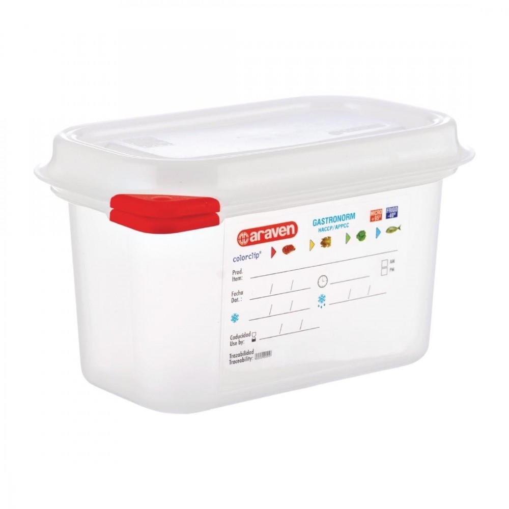 Araven G/norms : Araven Food Container - 1/9 Gn 1ltr With ...