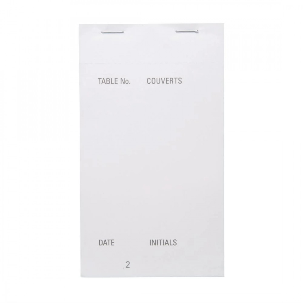 Waiterpads : Fiesta Triplicate Pad White Non Carbon X 50 ...