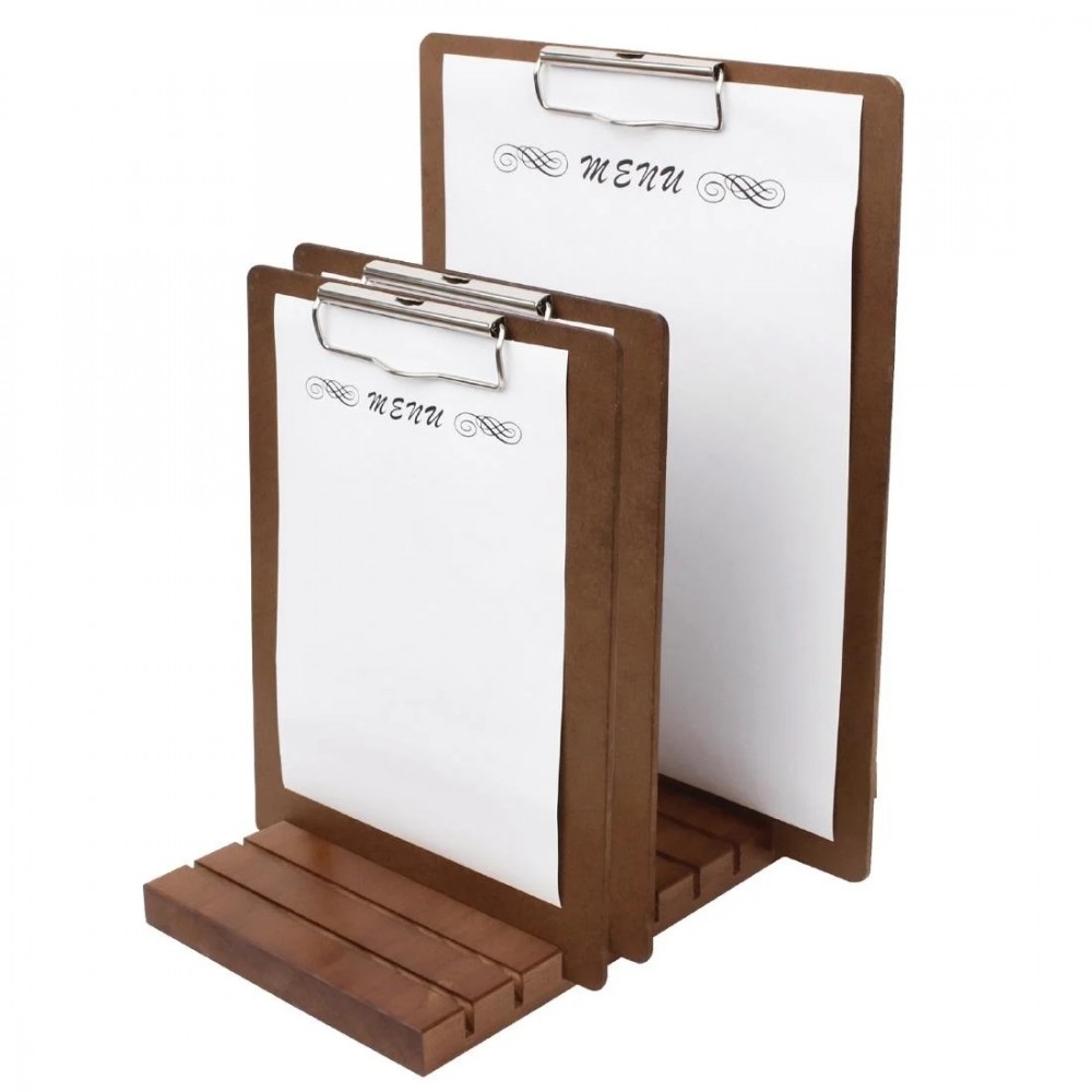 Clipboards : Wooden Menu Clipboard A5 | Irish Restaurant ...