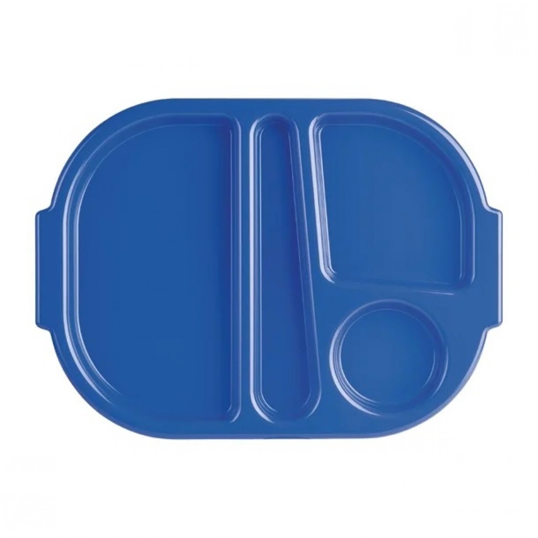 Serving Trays : Kristallon Food Compartment Tray Small Blue ...