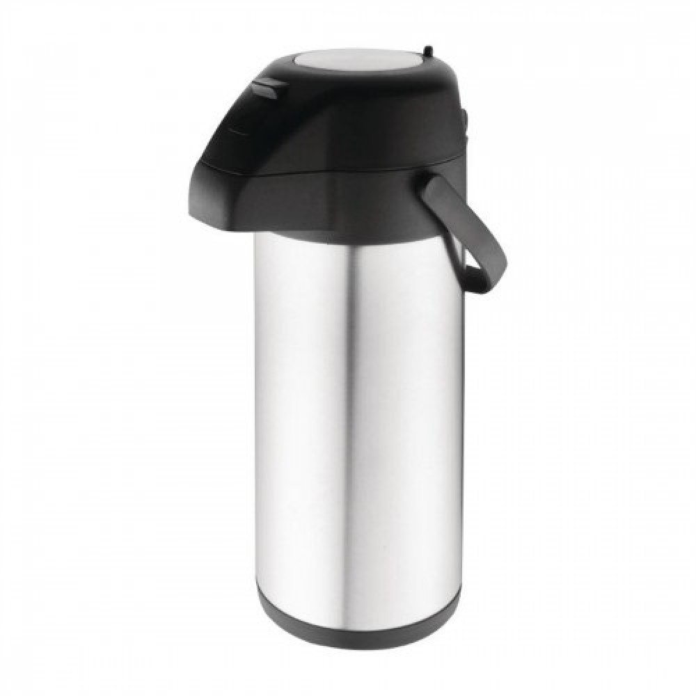 Tea & Coffee Pots : Olympia Pump Action Airpot Stainless ...