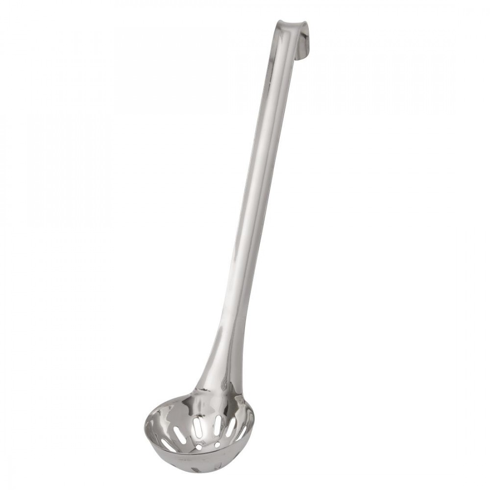 Ladles : One Piece Ladle Perforated S/s - Catering Supplies,