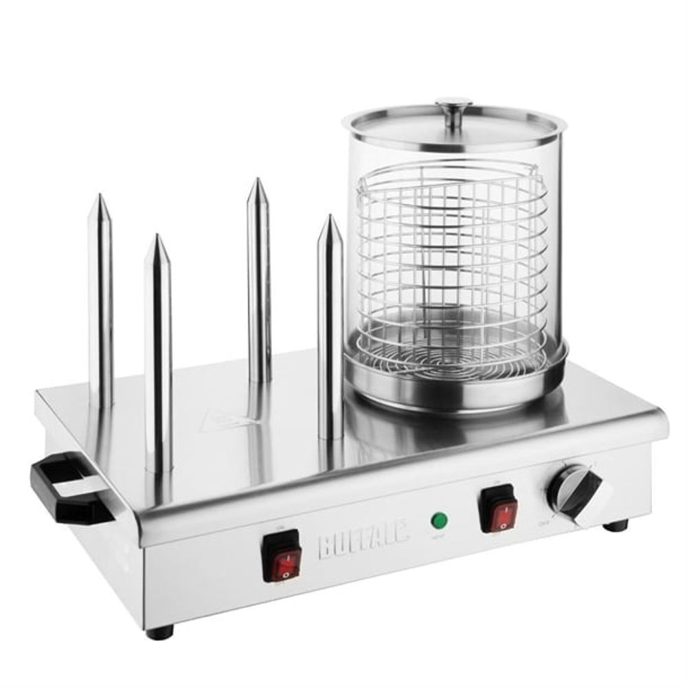Toasters / Paninis : Buffalo 4 Spike Hot Dog Warmer 650w ...