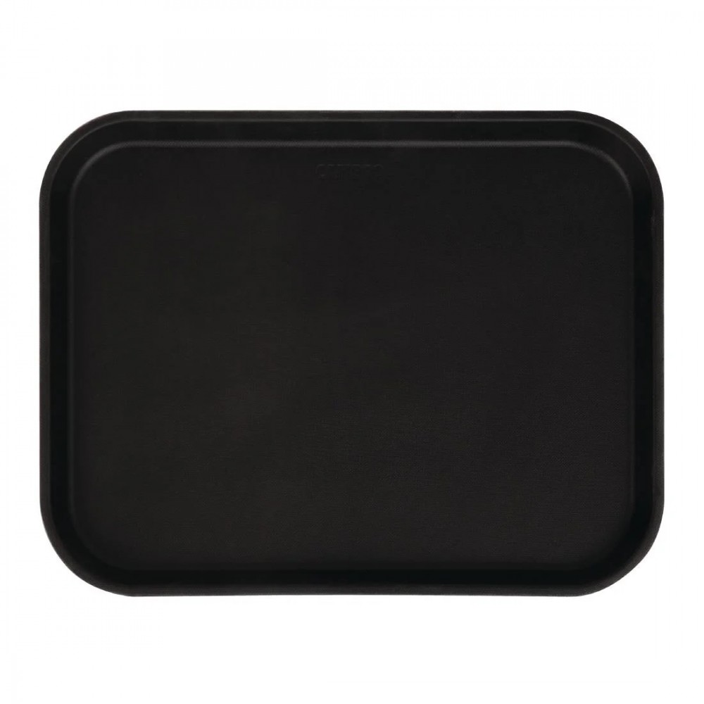 Serving Trays : Cambro Tray Camtread Black Rectangular