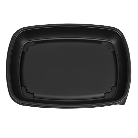 Black Hot Meal Containers : Fastpac Large Rectangular Container ...
