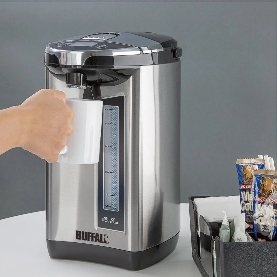 Airpots & Vacuum Jugs : Buffalo Hands Free Airpot - 4.7ltr