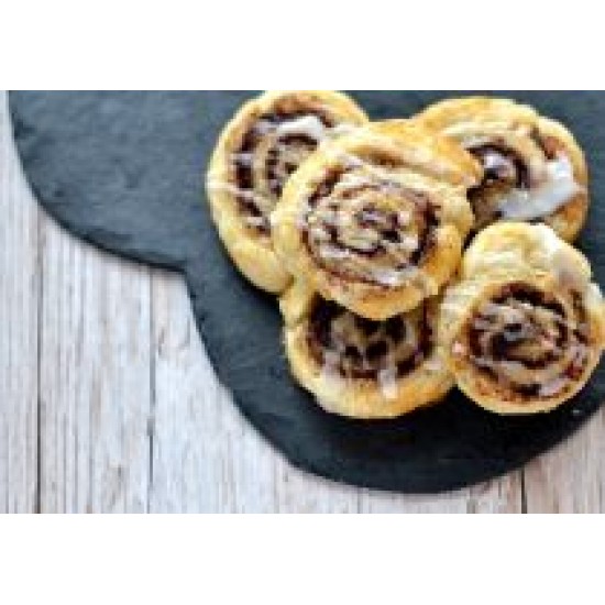 Danish & Sweet Pastries : Cinnamon Whirl 48*88g Ready Gl ...